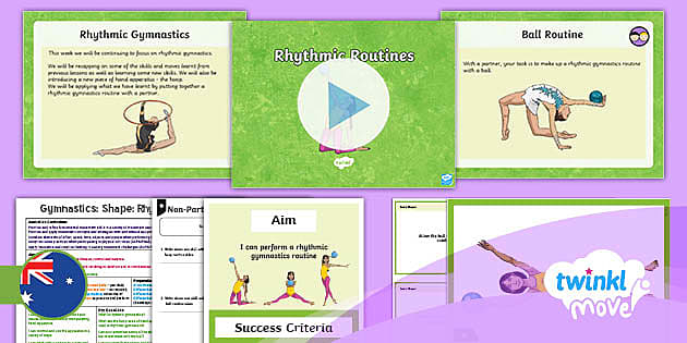 Year 3 Gymnastics Shape Lesson 4: Rhythmic Gymnastics