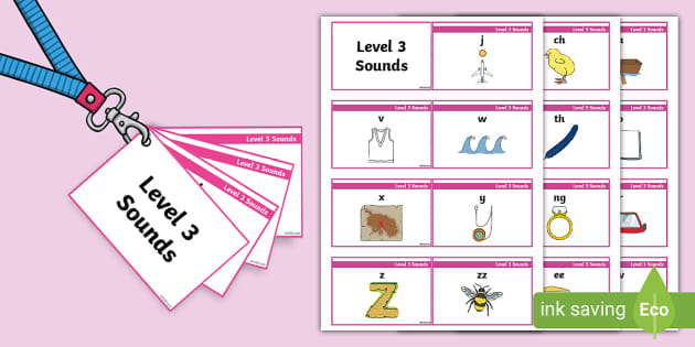 Phase 3 Phonics Sounds Lanyard-sized Cards (teacher made)