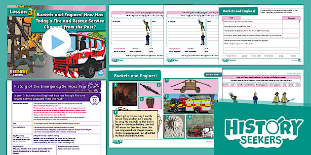 KS1 History: History of Emergency Services Lesson 3 - Twinkl
