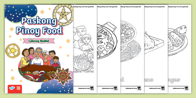 Paskong Pinoy Food Coloring | Pre-K - Grade 1 | Twinkl