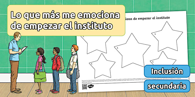 Ficha de actividad: Lo que más me emociona de empezar el instituto