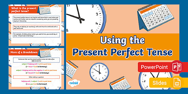 Present Perfect Tense PowerPoint for Kids | Twinkl USA