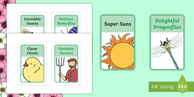 Spring Theme Table Groups IKEA Tolsby/Fiestad Frame - Twinkl