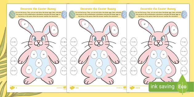 👉 Times Tables Easter KS2 Activity (creat de profesori)