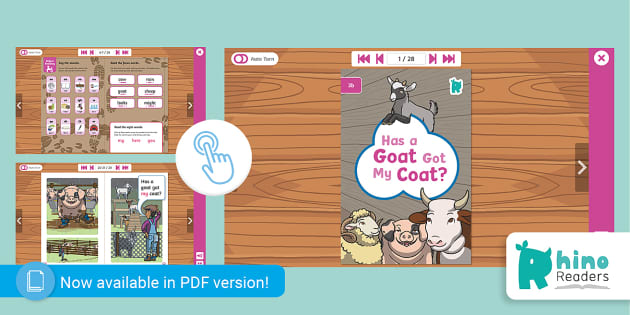 Level 3b Decodable Readers: Has a Goat Got My Coat? - Twinkl