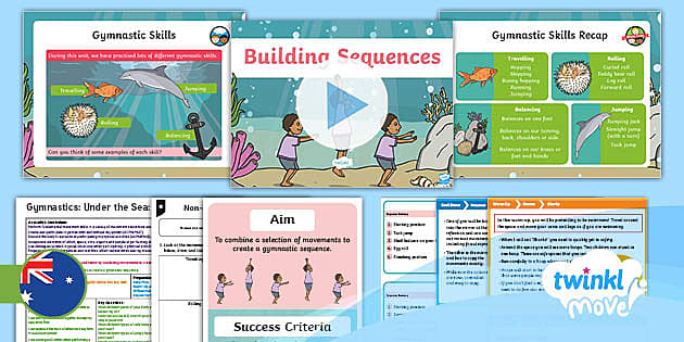 Year 2 Gymnastics: Under the Sea Lesson 5 Building Sequences