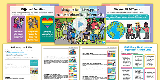 LGBT Diversity and Equality Whole-School Assembly Pack