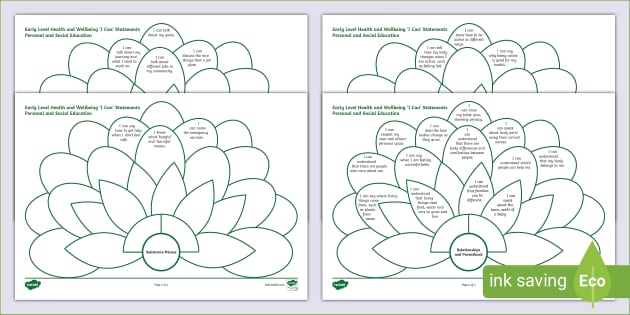 CfE Early Level Health and Wellbeing (P&SE) Flower Tracker CfE Early Level Health and Wellbeing (P&SE) Flower Tracker