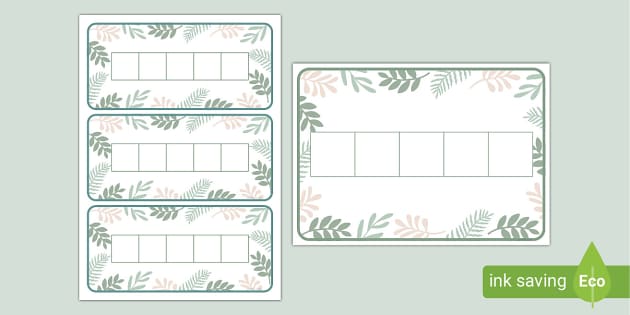 👉 Muted Rainbow Five-Frame Template (teacher made)
