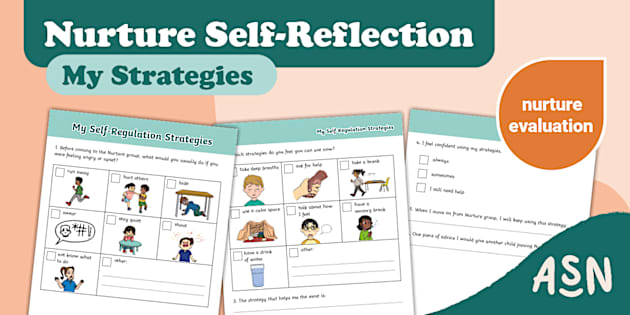 Nurture Self-Reflection Activity Sheet - My Strategies