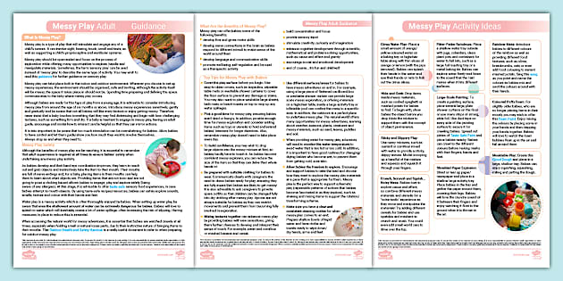 Messy Play Ideas and Activities for Early Years Educators