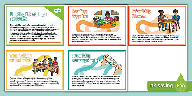 SEND: Building Friendships Activities (teacher made)