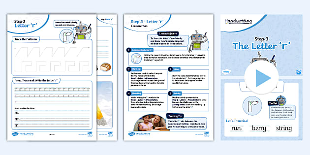 Twinkl Handwriting Scheme: Step 3 Letter 'r' Pack - Twinkl