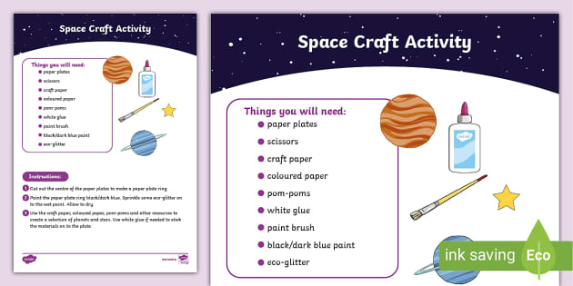 World Space Week Craft Activity (teacher made)