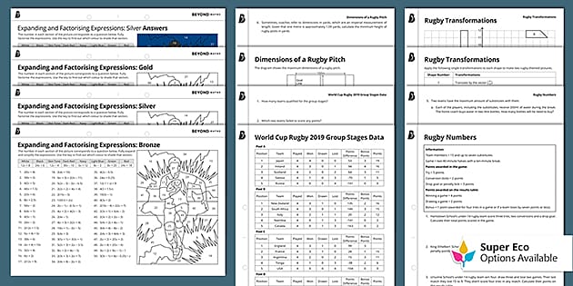 👉 Rugby World Cup Maths | KS3 Maths | Beyond Secondary