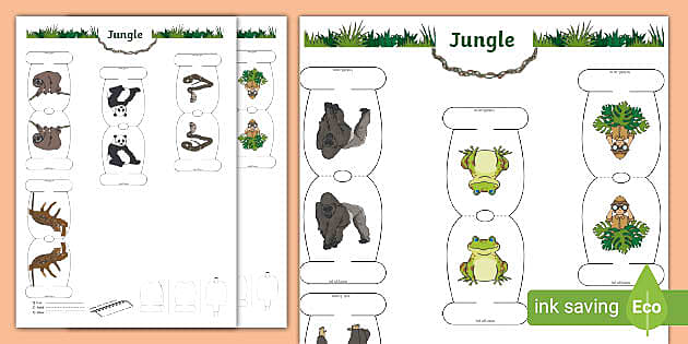 Jungle-Themed Pencil Toppers (teacher made) - Twinkl