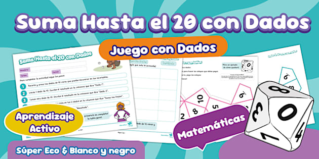 Guía de Trabajo | Suma Hasta el 20 | Gamificación