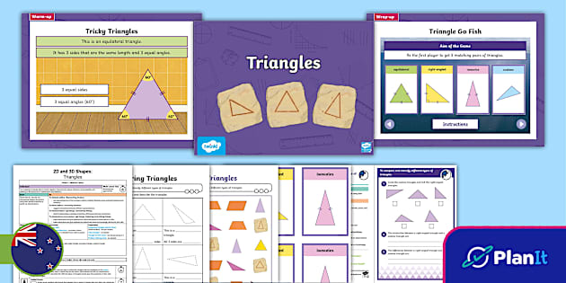 Phase 2 Space: 2D and 3D Shapes (Triangles) Lesson 3