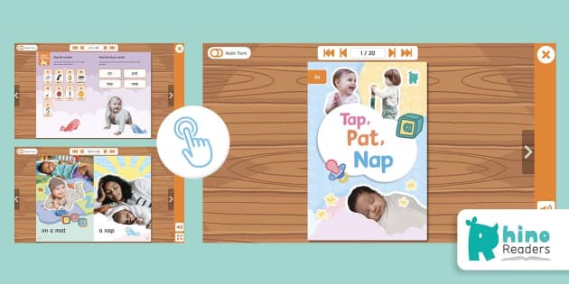 Level 2a Decodable Readers: Tap, Pat, Nap (Teacher-Made)