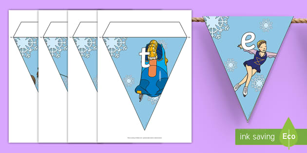 Winter Olympics Bunting