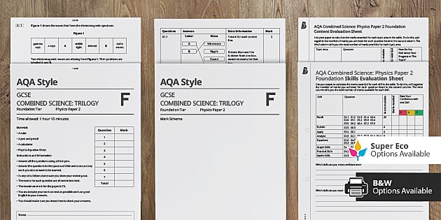 AQA GCSE Combined Science: Physics Paper 2 Foundation | Beyond