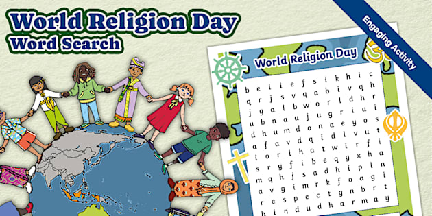 World Religion Day Word Search