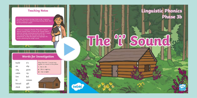 Northern Ireland Linguistic Phonics Stage 5 and 6 Phase 3b, 'i' Sound