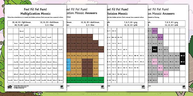 KS1 Fee Fi Fo Fum 2 5 And 10 Multiplication And Division Facts Maths KS1 Fee Fi Fo Fum 2 5 And 10 Multiplication And Division Facts Maths
