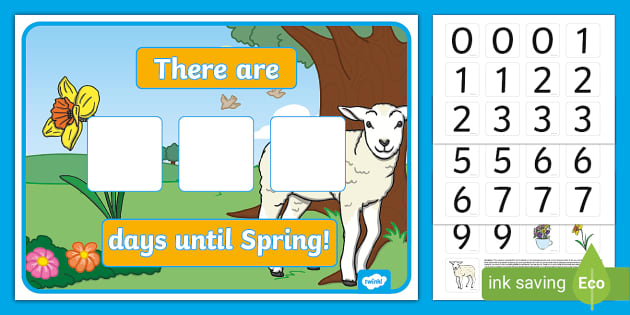 FREE! - Spring Countdown Display Poster (professor feito) FREE! - Spring Countdown Display Poster (professor feito)