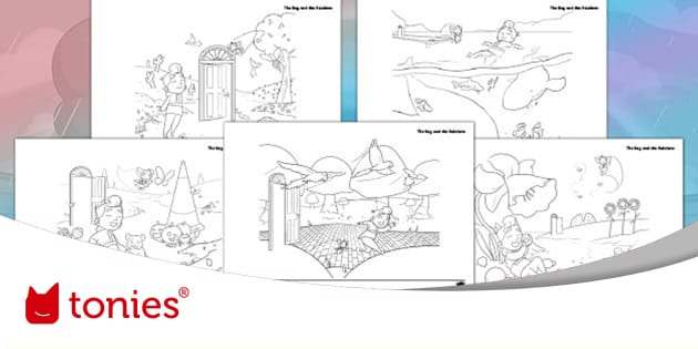 * NEW * Twinkl and Tonies: The Boy and the Rainbow Colouring Pages