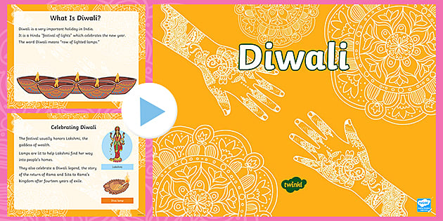 Diwali PowerPoint Presentation for kids (teacher made)