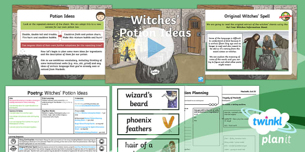 Significant Author: Macbeth: Poetry 1 Y6 Lesson Pack