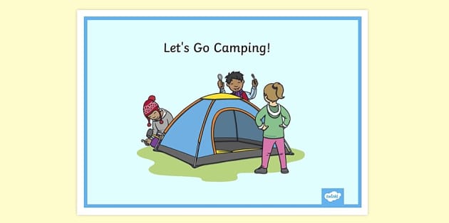 Camping Display Poster | Primary Resources (Teacher-Made)