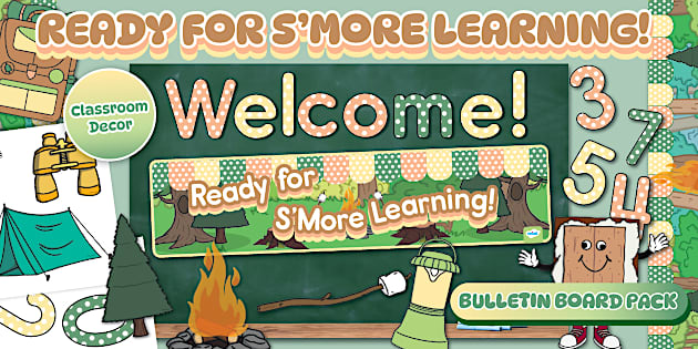 Ready for S’More Learning! Bulletin Board Pack - Twinkl
