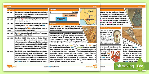 Facts and Activities about the Kingdom of Benin