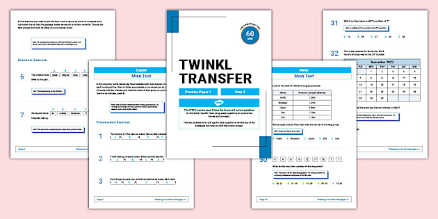 Transfer Test Step 2 Practice Paper 1 (teacher made)