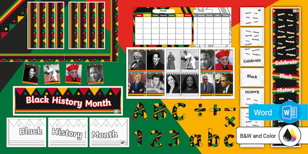 Black History Month Classroom Decor Pack - Twinkl