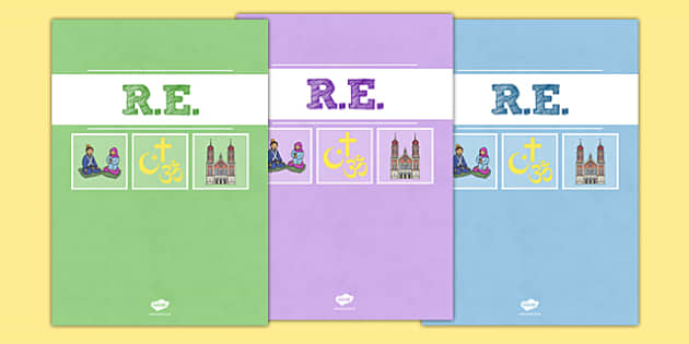 RE Divider Covers (teacher made) - Twinkl