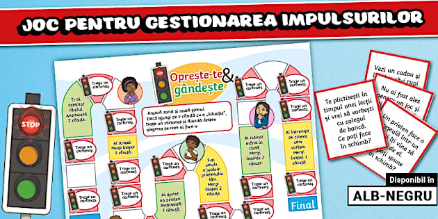 Oprește-te și gândește: Joc pentru controlul impulsurilor