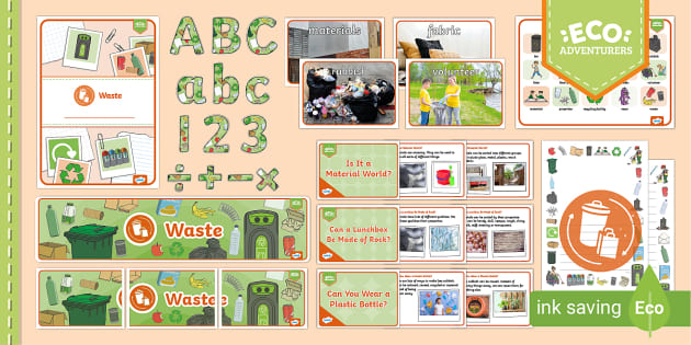 Year 1 Waste: Display Pack (teacher made) - Twinkl