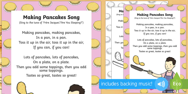 Making Pancakes Song | Pancake Day | Parents (teacher made)