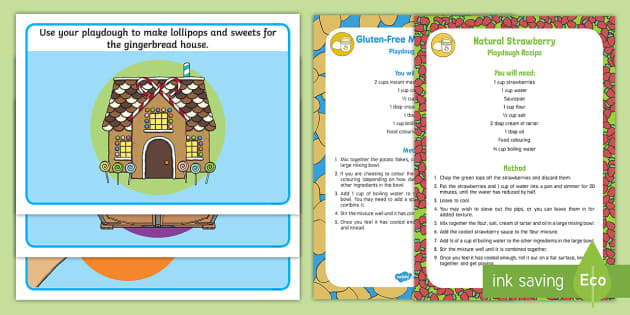 Hansel and Gretel Modelling Dough Recipe & Mat Pack