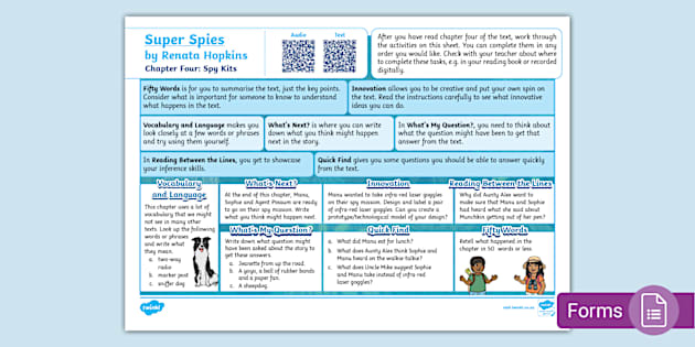 CHAPTERS September 2022: Super Spies - Chapter 4 Follow-Up