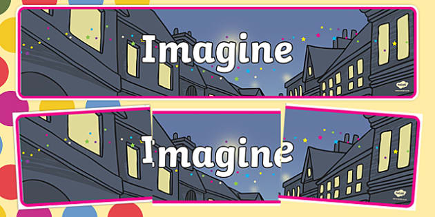 Roald Dahl Imagine Display Banner (teacher made) - Twinkl