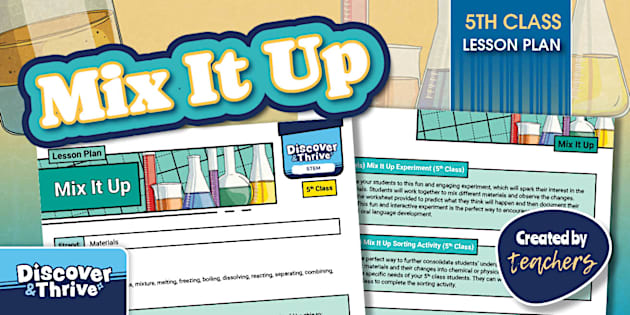 STEM Materials Teacher Aid Lesson Plan