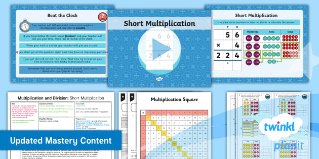 Y3 PlanIt Multiplication - 2 Digit by 1 Digit (teacher made)