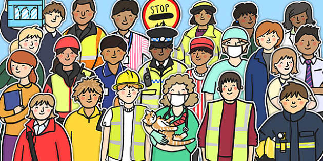 People Who Help Us Stick Puppet Pack - people who help, role