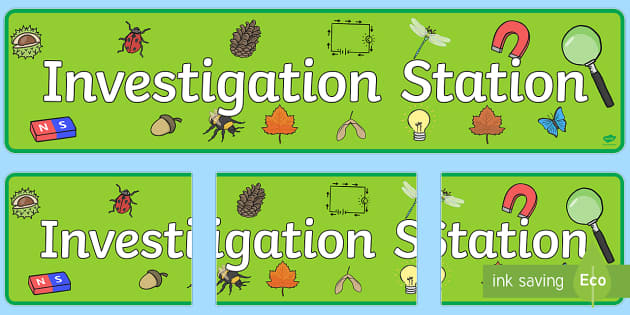 👉 Investigation Station Display Banner - Exploration Area Display Banner