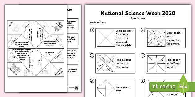 National Science Week 2020 Chatterbox (teacher made)