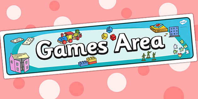 FREE! - Games Area Sign - Classroom Area Signs, KS1, Board Games, Banner
